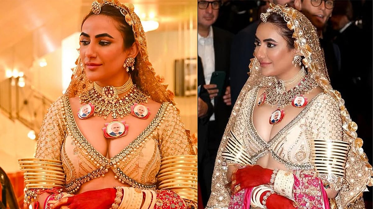 মোদির ছবিযুক্ত নেকলেস পরে কান অভিষেক, তুমুল আলোচনায় ভারতীয় মডেল