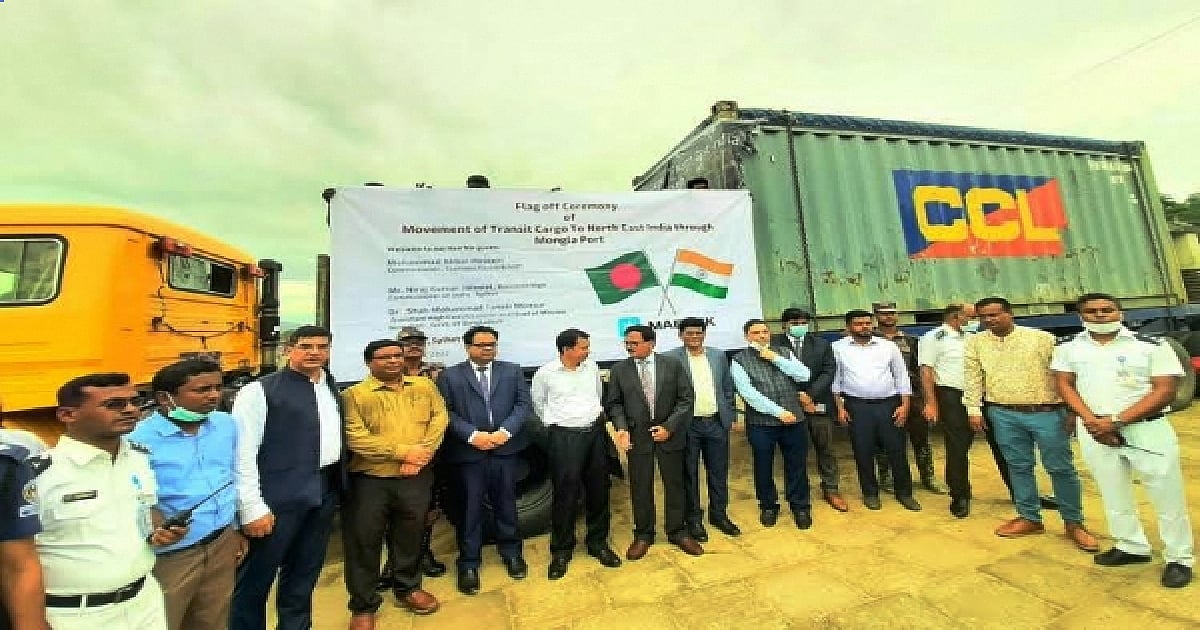 India uses Tamabil land port to transport goods from Kolkata to ...