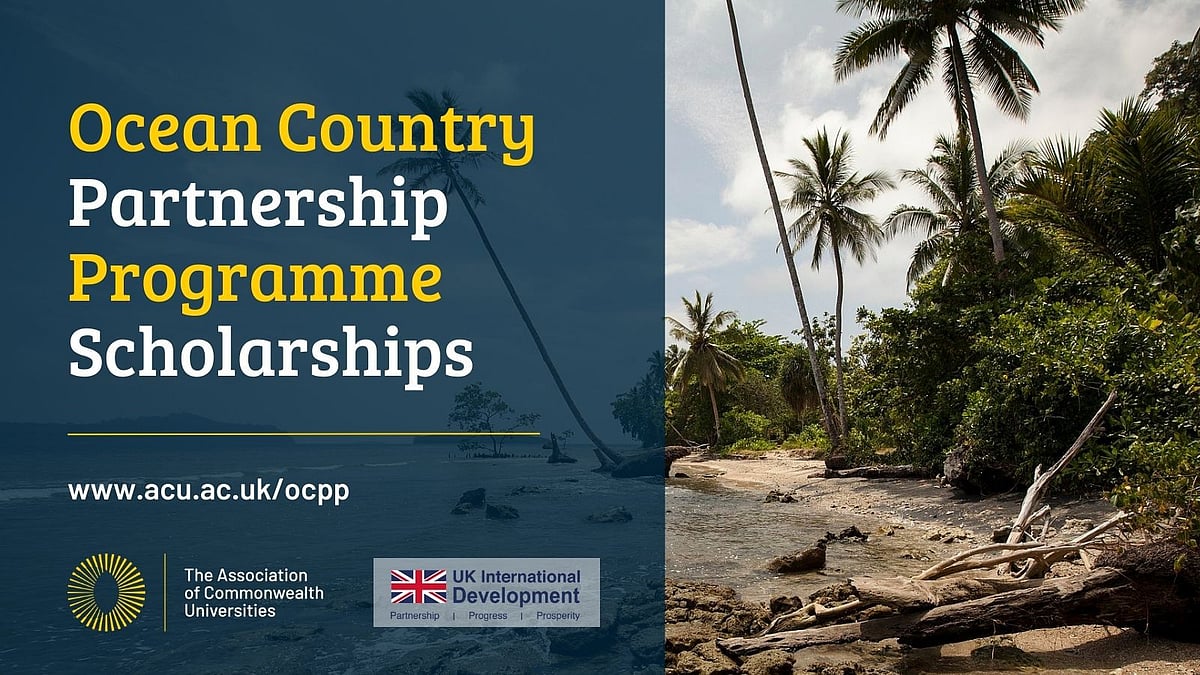 Fully funded Ocean Country Partnership Programme (OCPP) Scholarships ...