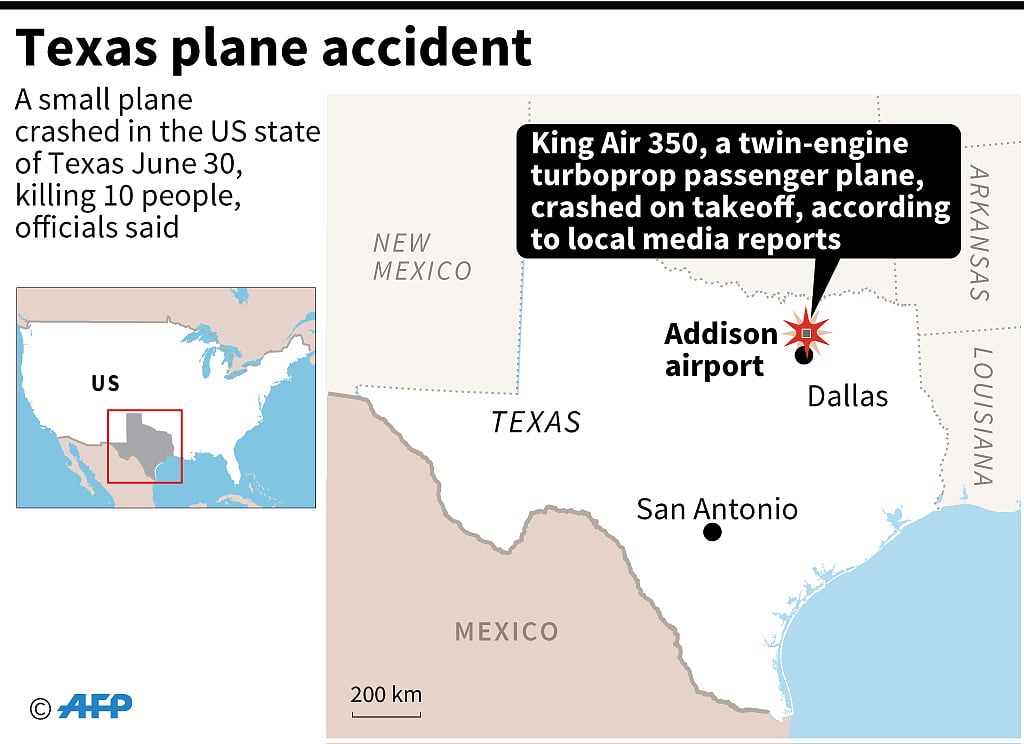 10 killed in Texas plane crash | Prothom Alo